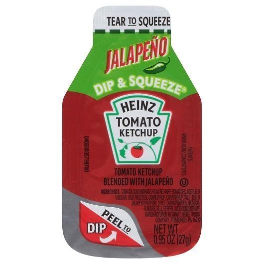 Heinz Jalapeno 0.95 Ounce Ketchup - Single Serve Packet | FoodServiceDirect