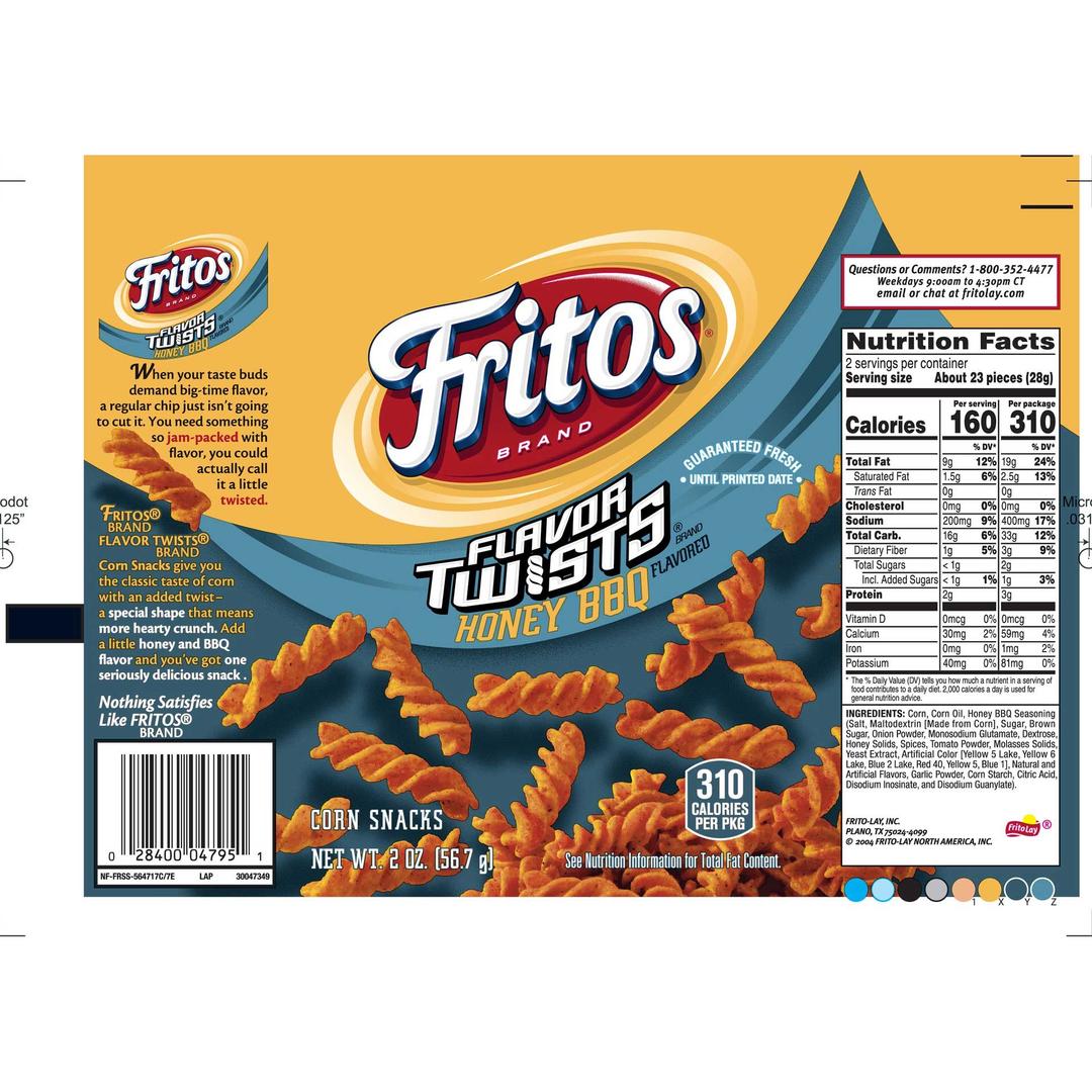Fritos Honey BBQ Twist Corn Snacks Case | FoodServiceDirect