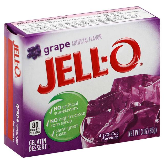 Jell-O Grape Gelatin Dessert Case | FoodServiceDirect
