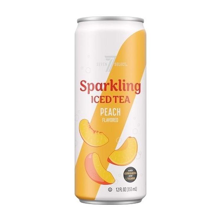 7 Select Peach Sparkling Iced Tea | FoodServiceDirect