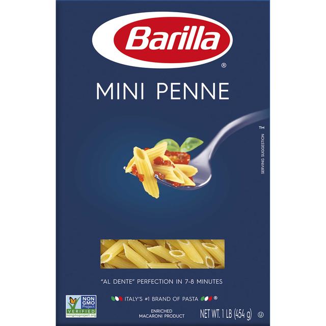 Barilla Semolina Mini Penne Pasta, 16 Ounce -- 12 per case ...