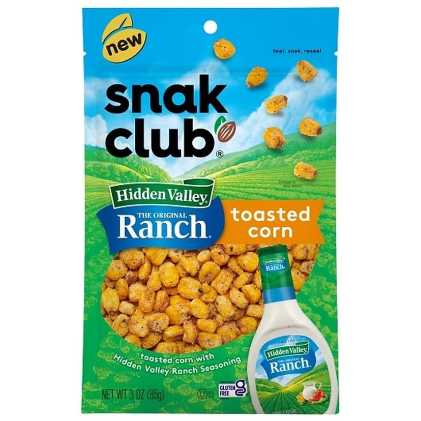 Snak Club Hidden Valley Ranch Toasted Corn Case | FoodServiceDirect