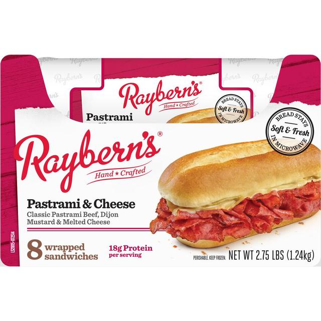 Raybern's Pastrami and Cheese Sandwich Case | FoodServiceDirect