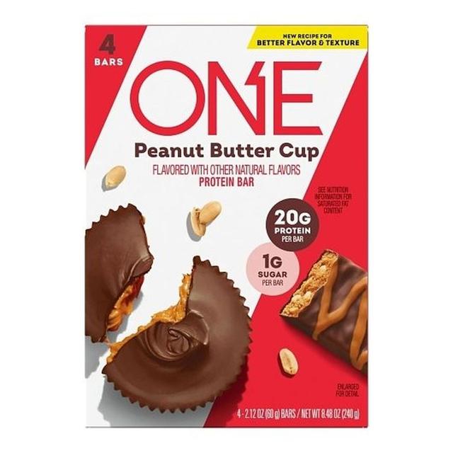 One Peanut Butter Cup Flavored Protein Standard Bar, 8.48 Ounce -- 6 ...