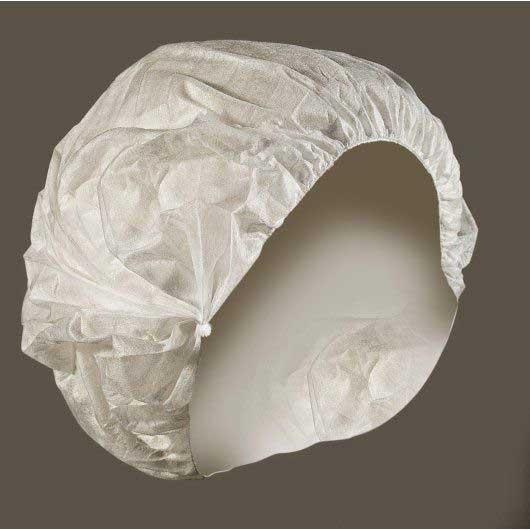 Cellucap White Hand Tied Bouffant Cap, 21 inch - 100 per pack -- 10 ...