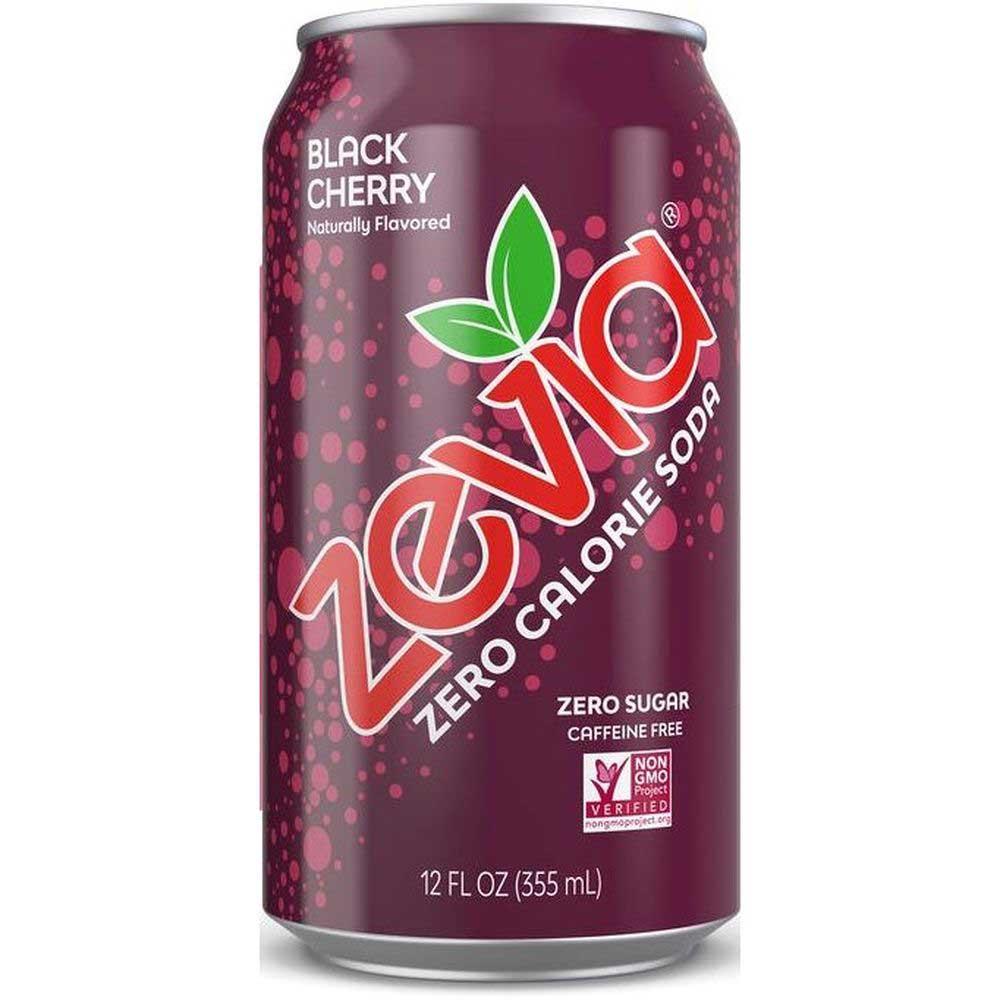 Zevia Black Cherry Soda, 12 Fluid Ounce -- 12 per case | FoodServiceDirect.com - Widest Variety ...