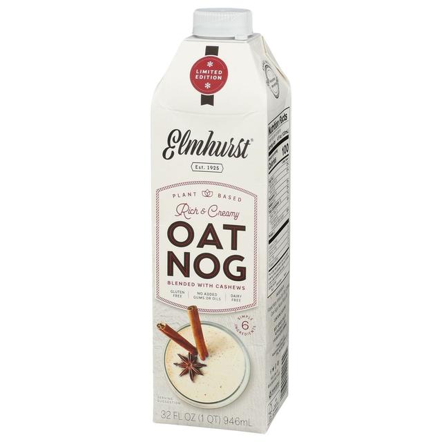 Elmhurst Rich and Creamy Oat Nog Blended with Cashews | FoodServiceDirect