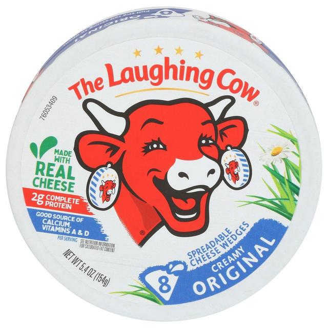 The Laughing Cow Creamy Original Spreadable Cheese Wedge, 5.4 Ounce ...