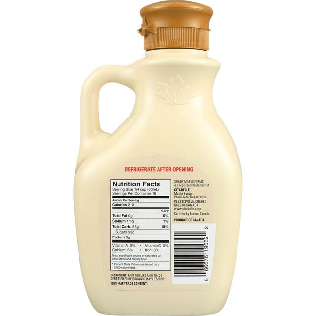 Shady Maple Farms Organic Amber Rich Taste Maple Syrup, 32 Ounce -- 6 ...