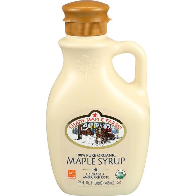 Shady Maple Farms Organic Amber Rich Taste Maple Syrup, 32 Ounce -- 6 ...