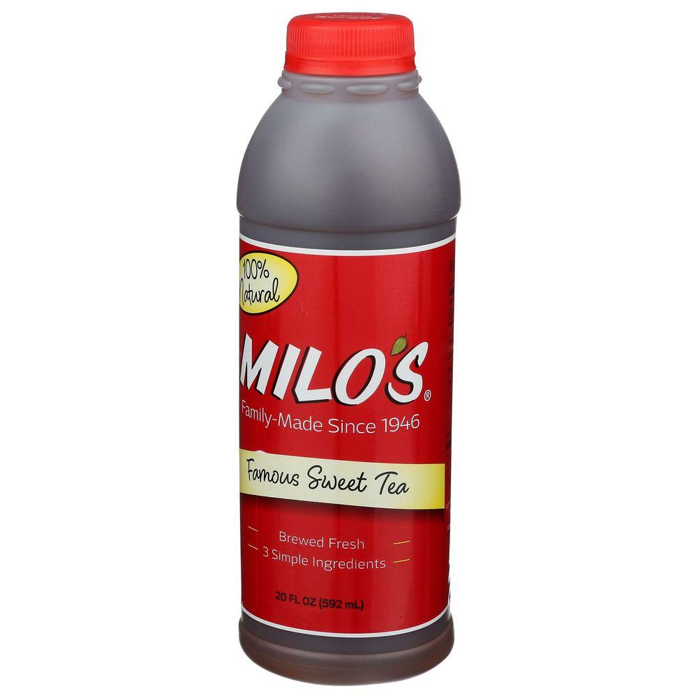 Milos 100 Percent Natural Famous Sweet Tea, 20 Fluid Ounce -- 6 per case.