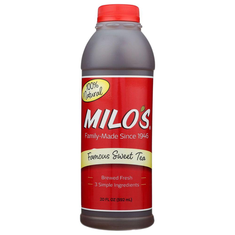 Milos 100 Percent Natural Famous Sweet Tea, 20 Fluid Ounce -- 6 per case.