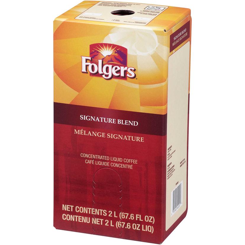 Folgers Signature Blend Coffee Liquid, 2 Liter -- 2 per case.