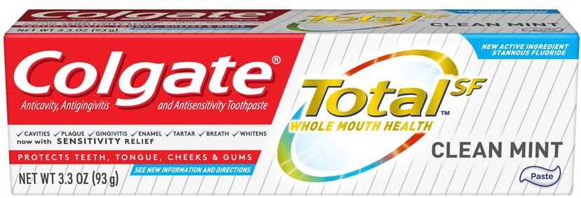 Colgate Total Clean Mint Toothpaste, 3.3 Ounce -- 24 per case