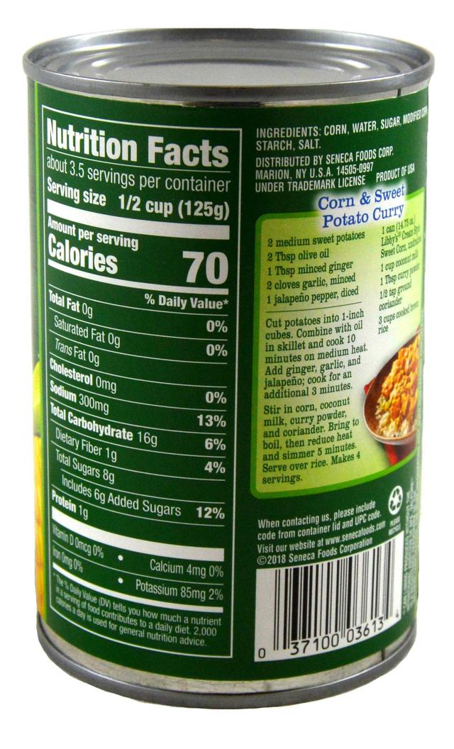 Libby's Fancy Cream Style Corn, 15.5 Ounce -- 24 per case