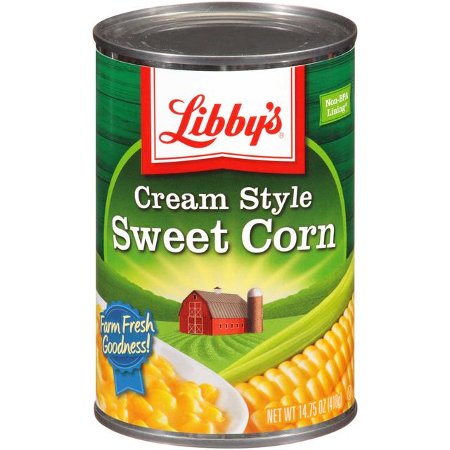 Libby's Fancy Cream Style Corn, 15.5 Ounce -- 24 per case