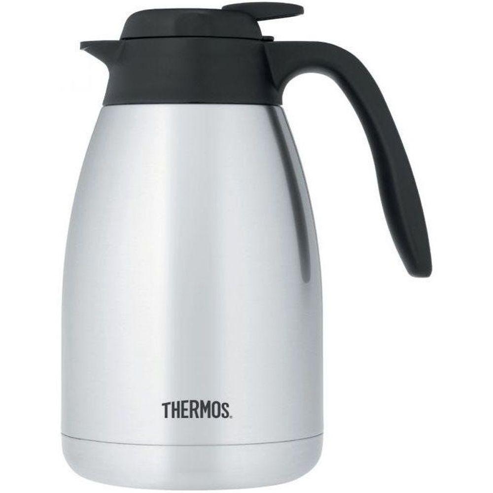 Thermos Stainless Steel Push Button Carafe, 50 Ounce -- 6 per case