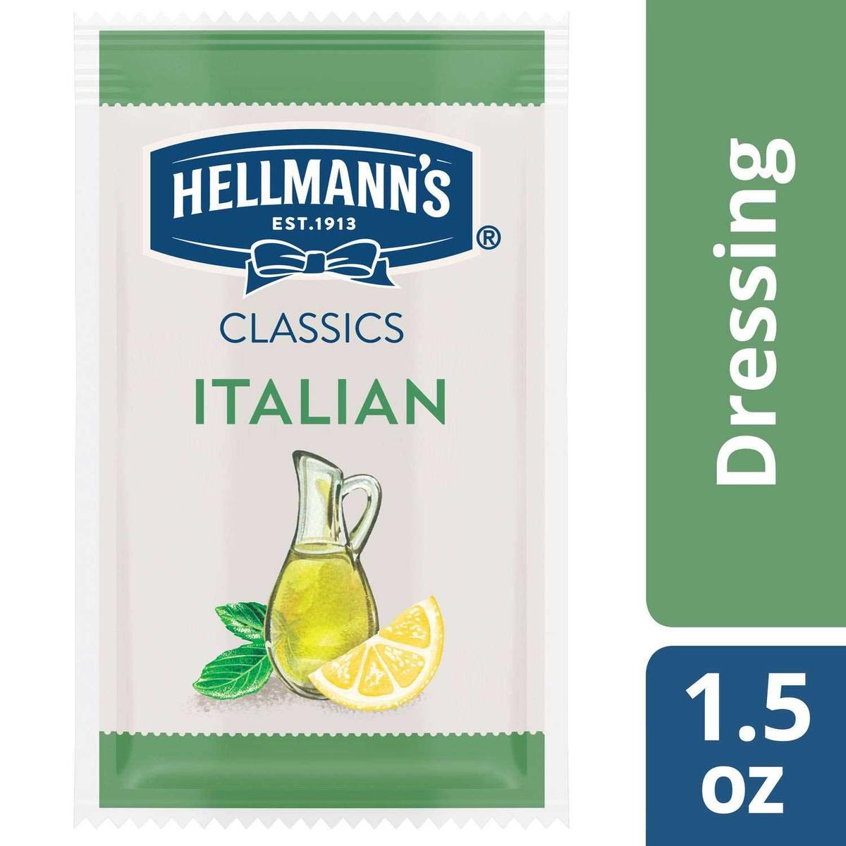 Hellmann's Classics Italian Salad Dressing Portion Control Pack, 1.5 ...