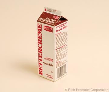 Rich Bettercreme Liquid Chocolate Icing and Filling, 2 Pound -- 12 per ...