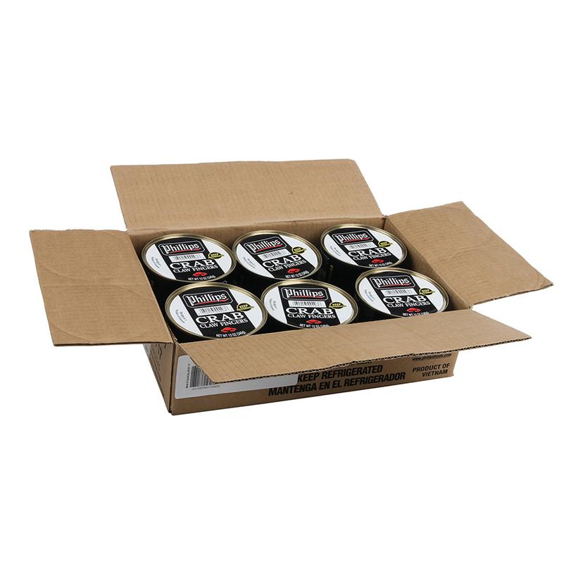 Phillips Seafood Crab Cocktail Claws, 12 ounce can -- 6 per case