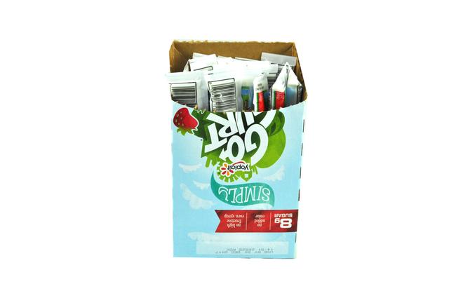 Yoplait Simply Go-GURT Strawberry Flavored Yogurt Case | FoodServiceDirect