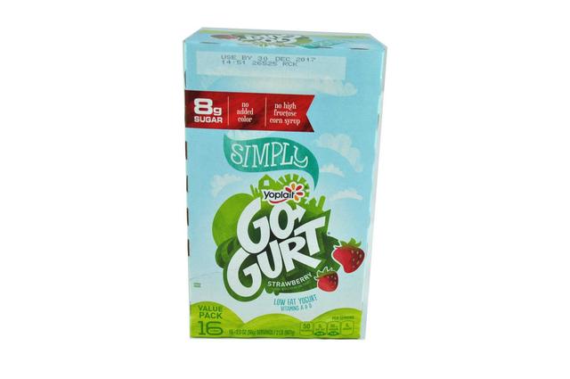 Yoplait Simply Go-GURT Strawberry Flavored Yogurt Case | FoodServiceDirect