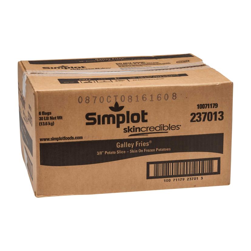 Simplot Skincredibles Galley Wedge Potato French Fry, 5 Pound -- 6 per ...
