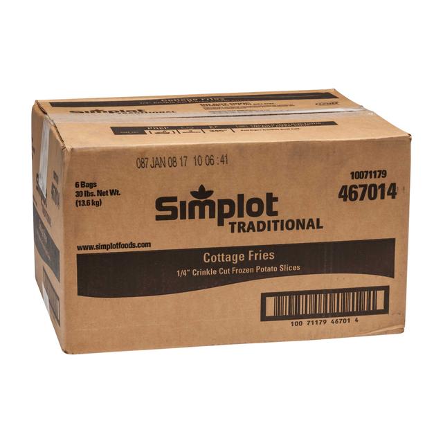 Simplot Traditional Cottage Fries, 5 pound -- 6 per case