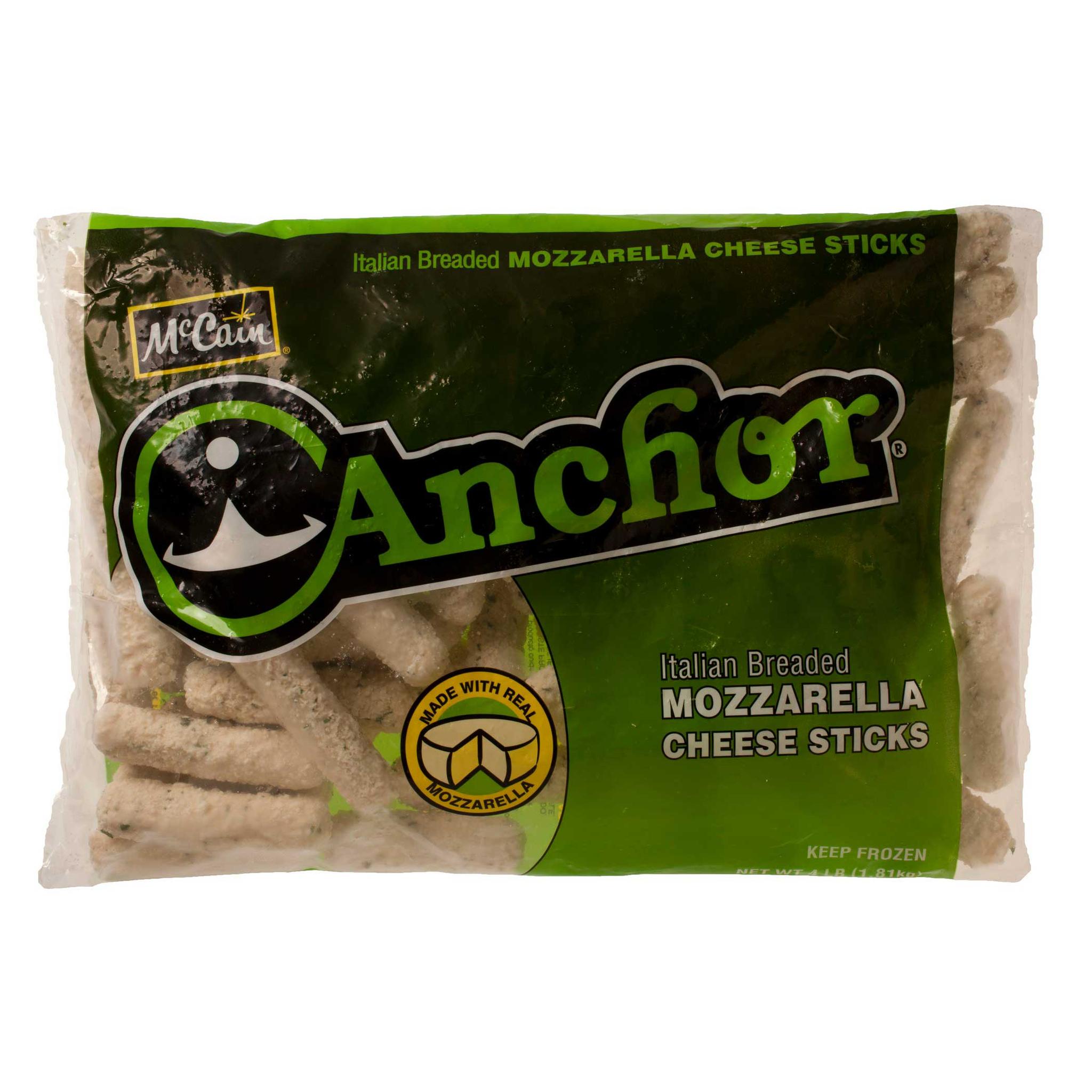 McCain Anchor Italian Breaded Mozzarella Cheese Stick - Appetizer, 4 ...