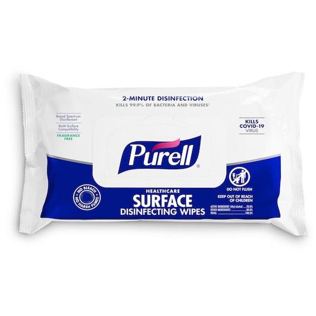 Purell Healthcare Surface Disinfecting Wipes, 12 count
