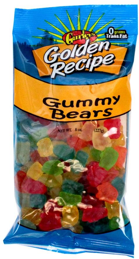 Golden Recipe Gummy Bears, 8 Ounce -- 8 per case