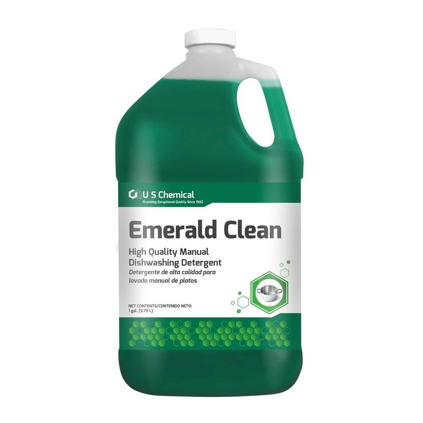 U S Chemical Emerald Clean Pot and Pan Detergent Liquid, 1 Gallon -- 4 ...