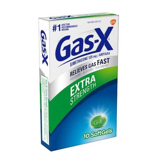 Gas X Extra Strength Softgel - 10 count per pack -- 36 packs per case ...