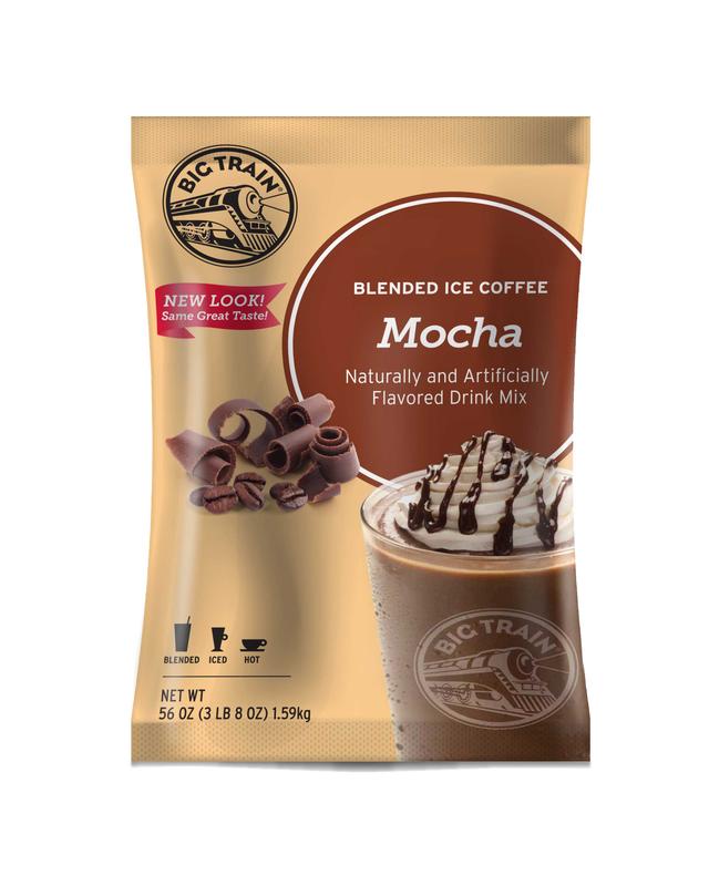 Big Train Mocha Blended Iced Coffee Mix, 3.5 Pound -- 5 per case