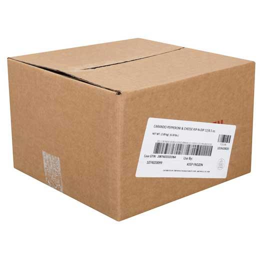 Carando Rip-N-Dip Pepperoni Pizza, 8.5 Ounce -- 12 per case