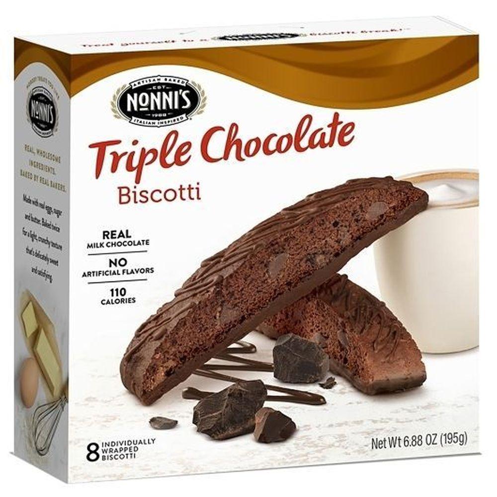 Nonnis Triple Milk Chocolate without Nuts Biscotti, 6.88 Ounce -- 6 per ...