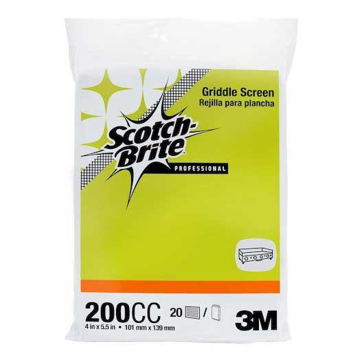 Scotch Brite Fiberglass Griddle Screen, 4 x 5.5 inch -- 200 per case ...