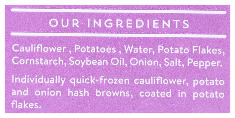 Strong Roots Cauliflower Hash Browns | FoodServiceDirect