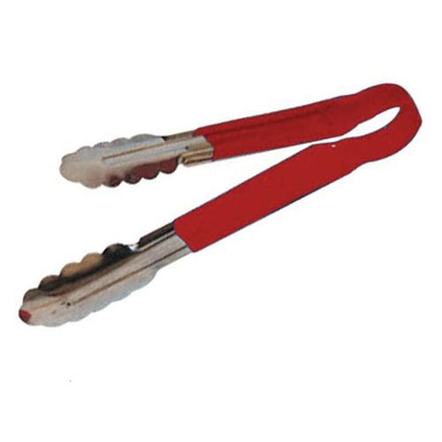 Winco UT-12HP-R Heavy-Duty Stainless Steel Utility Tong with Plastic ...