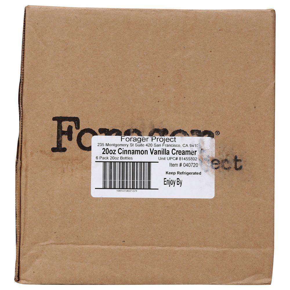 Forager Project Organic Cinnamon Vanilla Creamer, 20 Fluid Ounce -- 6 ...