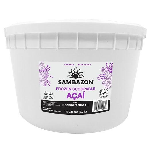 Sambazon Scoopable Acai with Coconut Sugar | FoodServiceDirect
