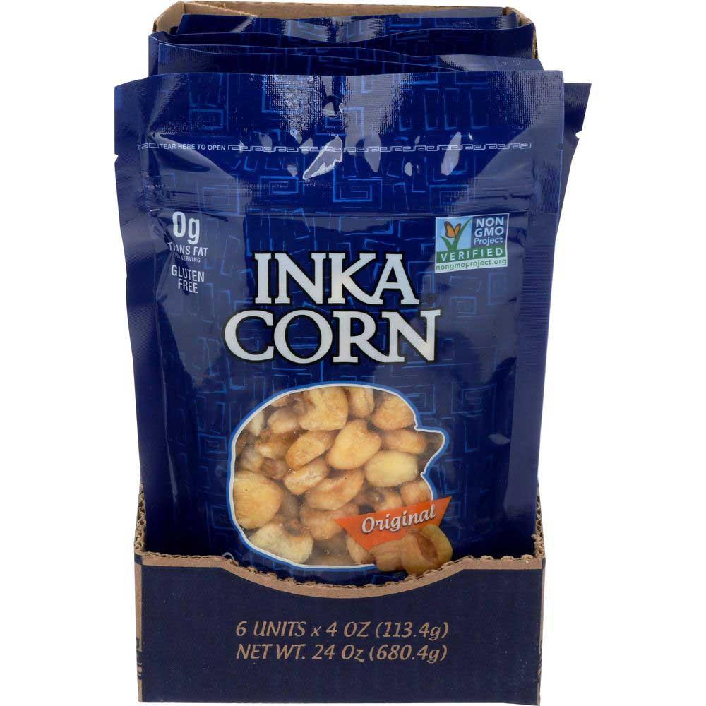 Inka Original Roasted Giant Corn Chips, 4 Ounce -- 6 per case
