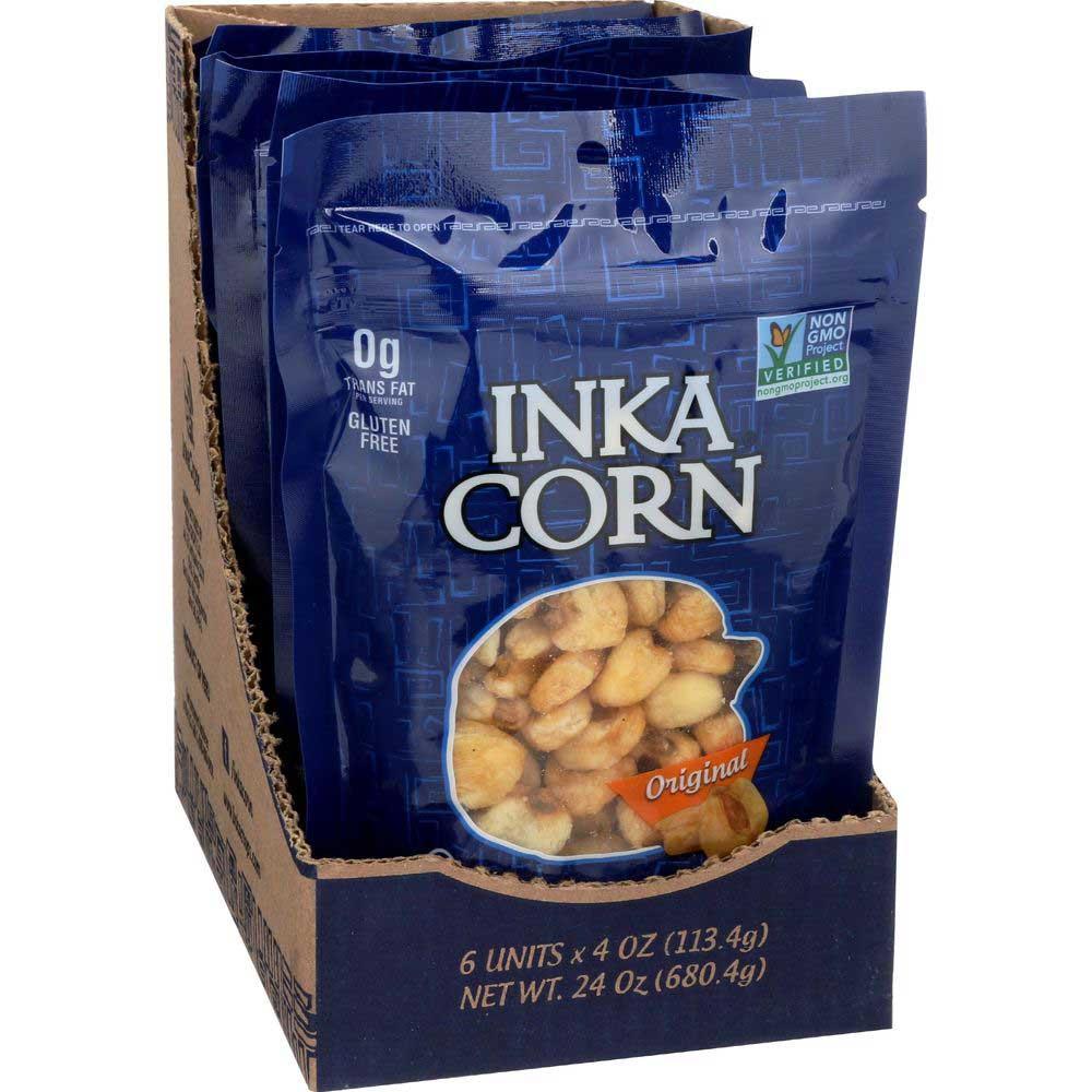 Inka Original Roasted Giant Corn Chips, 4 Ounce -- 6 per case