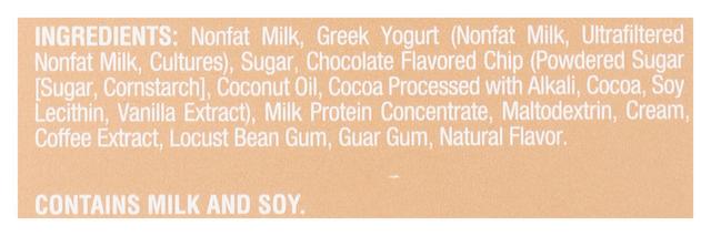 Yasso Coffee Chocolate Chip Greek Yogurt Bar, 3.5 Ounce -- 32 per case ...