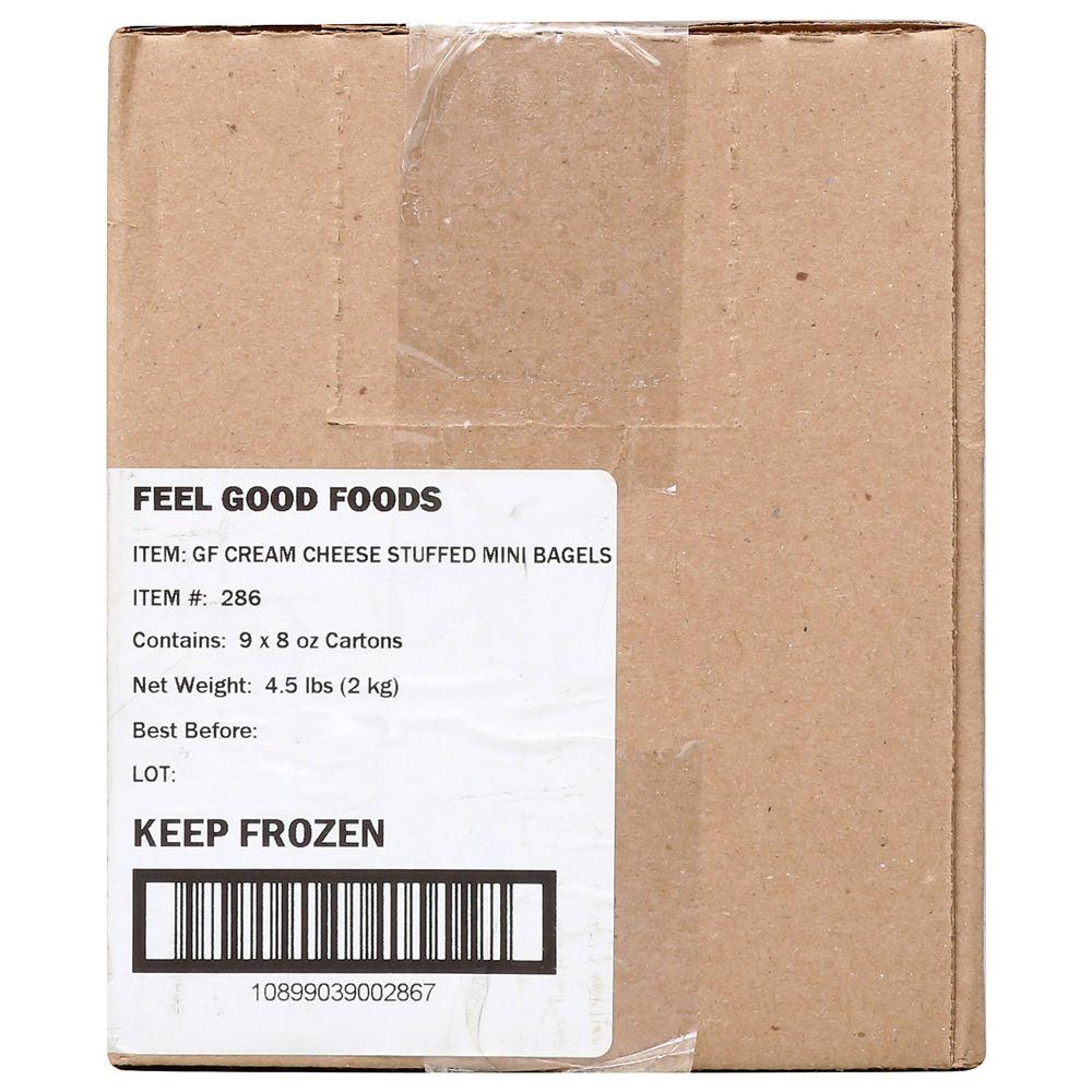 Feel Good Foods Cream Cheese Stuffed Everything Mini Bagel ...
