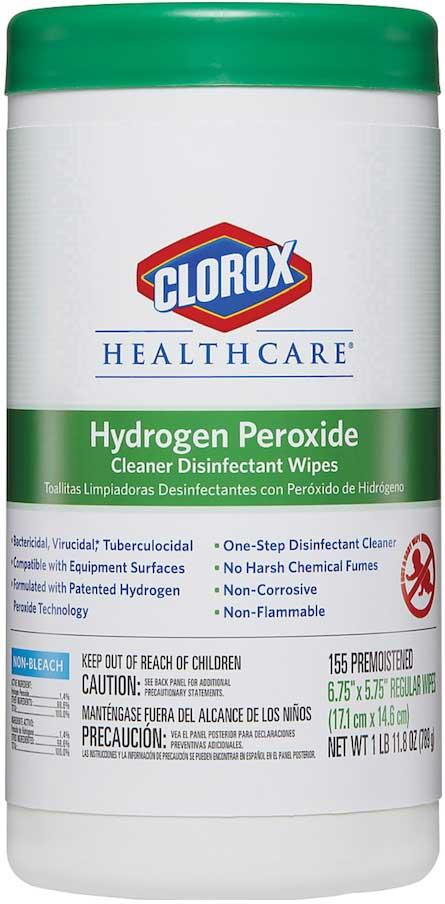 Clorox Healthcare Cleaner Disinfectant Wipes Case | FoodServiceDirect