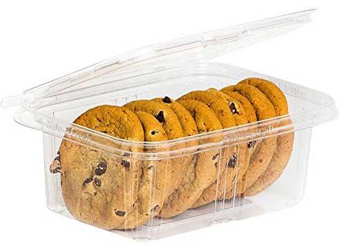 Inline Plastics Safe-T-Fresh Tear Strip Hinged Deli Tub, 32 Ounce ...