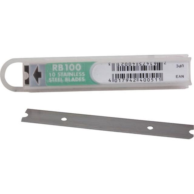 Keating KEA004898 Stainless Steel 4 inch Wide Scraper Blade, 10 count