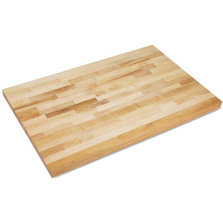 John Boos Oil Finish Hard Rock Maple Industrial Top, 60 x 36 x 1.75 inch