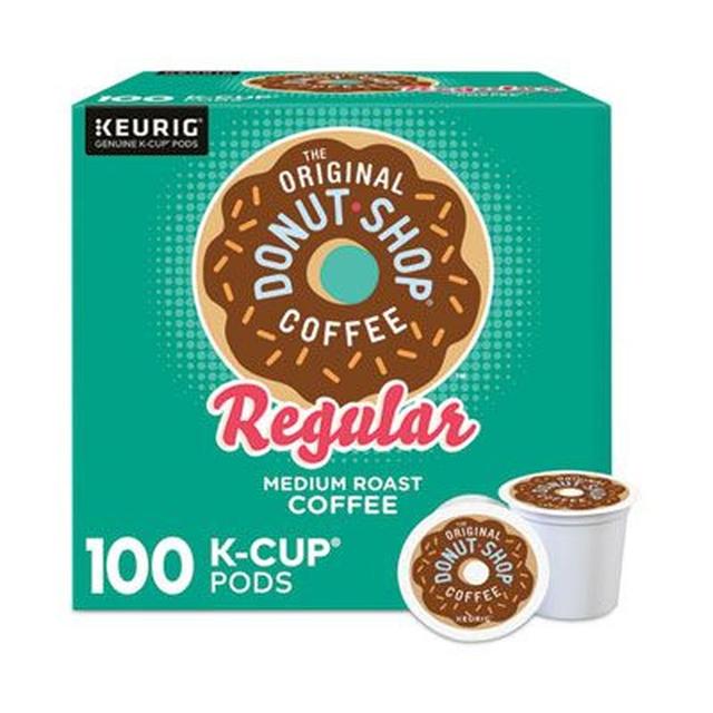 The Original Donut Shop Regular Coffee K Cups -- 100 per box